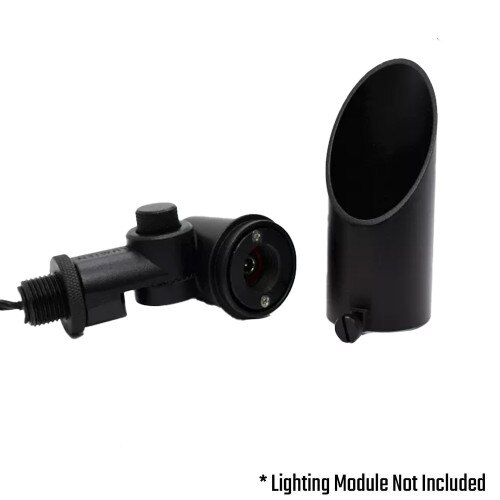 Lumien Accessory Pack - Black Aluminum Micro Downlight Shroud And Knuckle