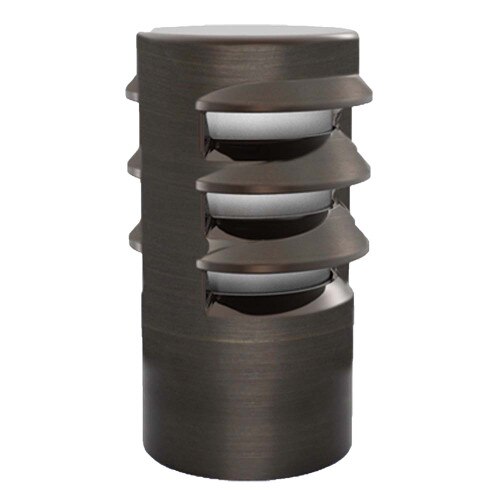 Lumien Brass Micro Path Light Bollard 90 Degree Openings (2)